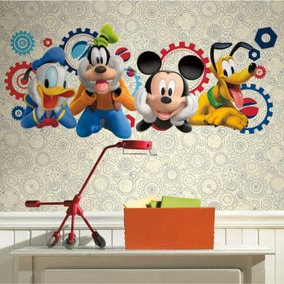 RoomMates Mickey Mouse Clubhouse Capers Peel & Stick Giant Decals ...