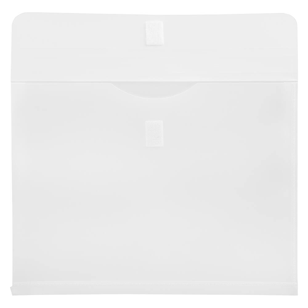 JAM Paper 9.75" x 13" Plastic Hook & Loop Closure Envelopes, 12ct ...