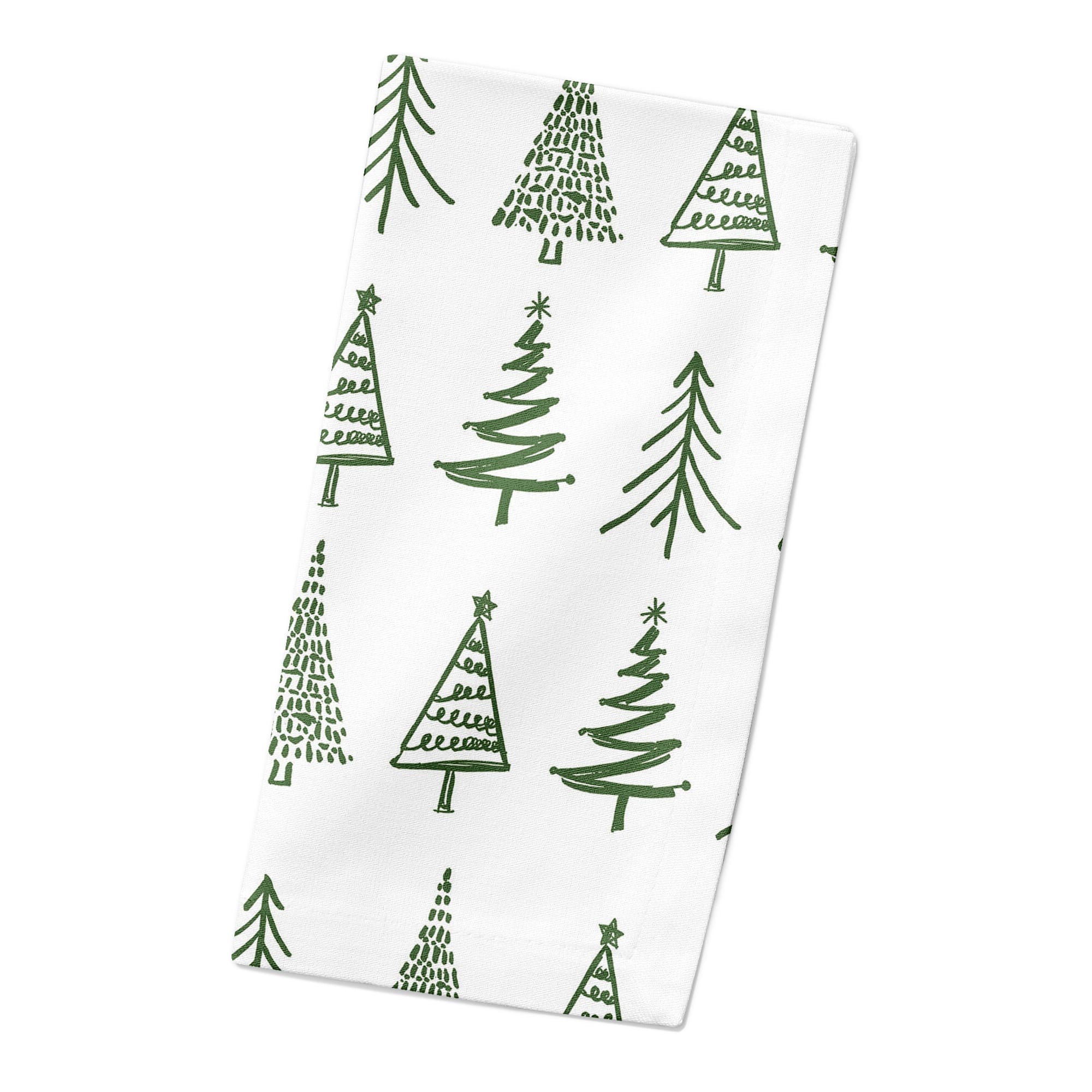 Doodle Tree 10x10 Cotton Twill Napkin | Michaels
