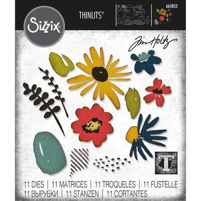 Sizzix® Thinlits® Modern Floristry by Tim Holtz Die Set | Michaels