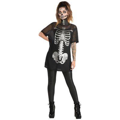 Skeleton Tunic Adult Standard Costume | Michaels