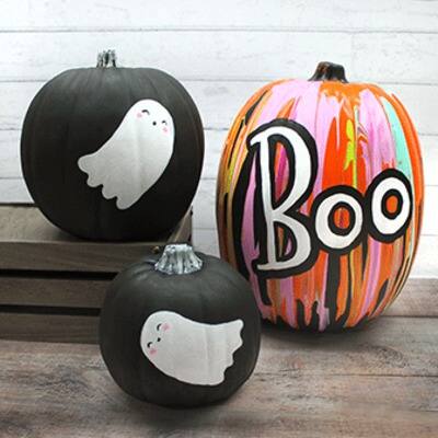 Halloween Boo Pumpkin Trio | Projects | Michaels