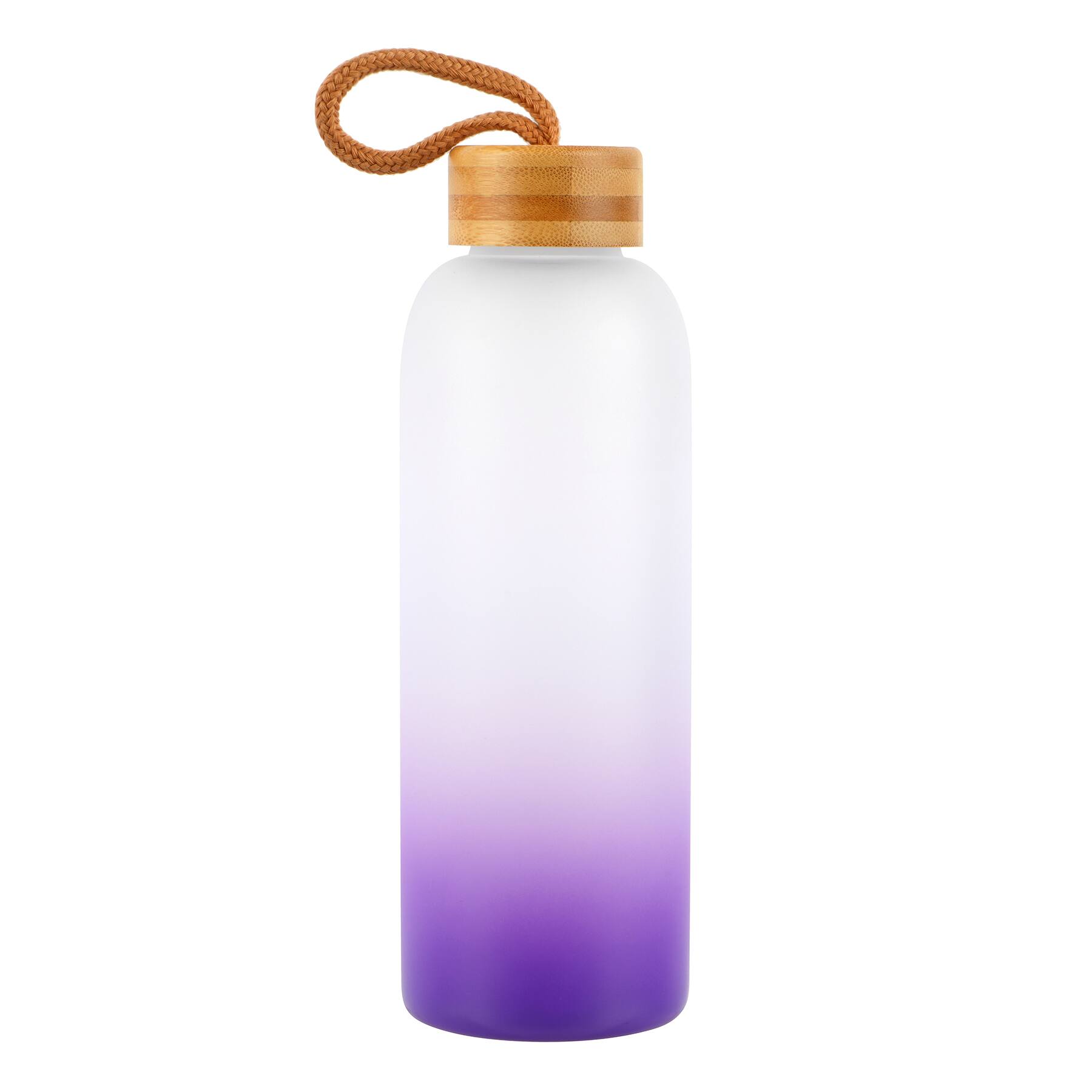 24oz. Frosted Glass Sublimation Bottle by Make Market®, Color: Purple ...
