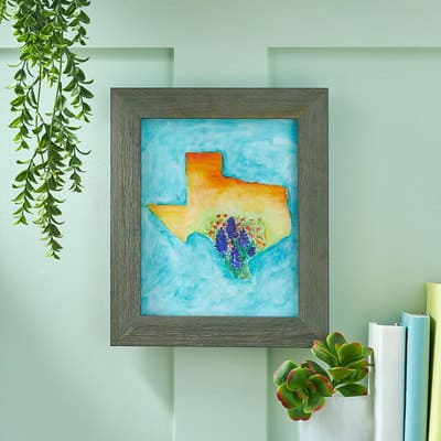 Watercolor State Wall Art | Projects | Michaels