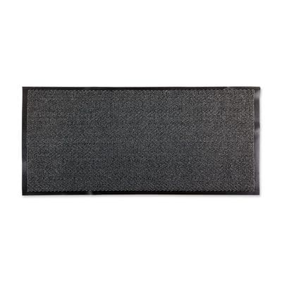 DII® Gray & Black Walk Off Utility Runner Doormat, 24" x 36" | Michaels