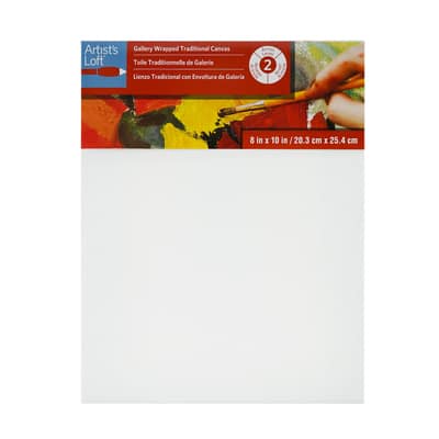 Level 2 Gallery Wrapped Traditional Canvas by Artist's Loft®, Size: 8 ...
