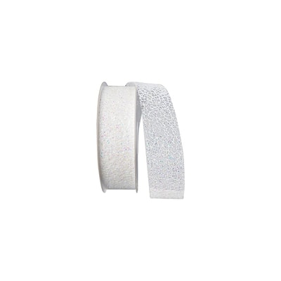 The Ribbon Roll 1.5" x 25yd. Glitter Web Mesh Ribbon | Michaels