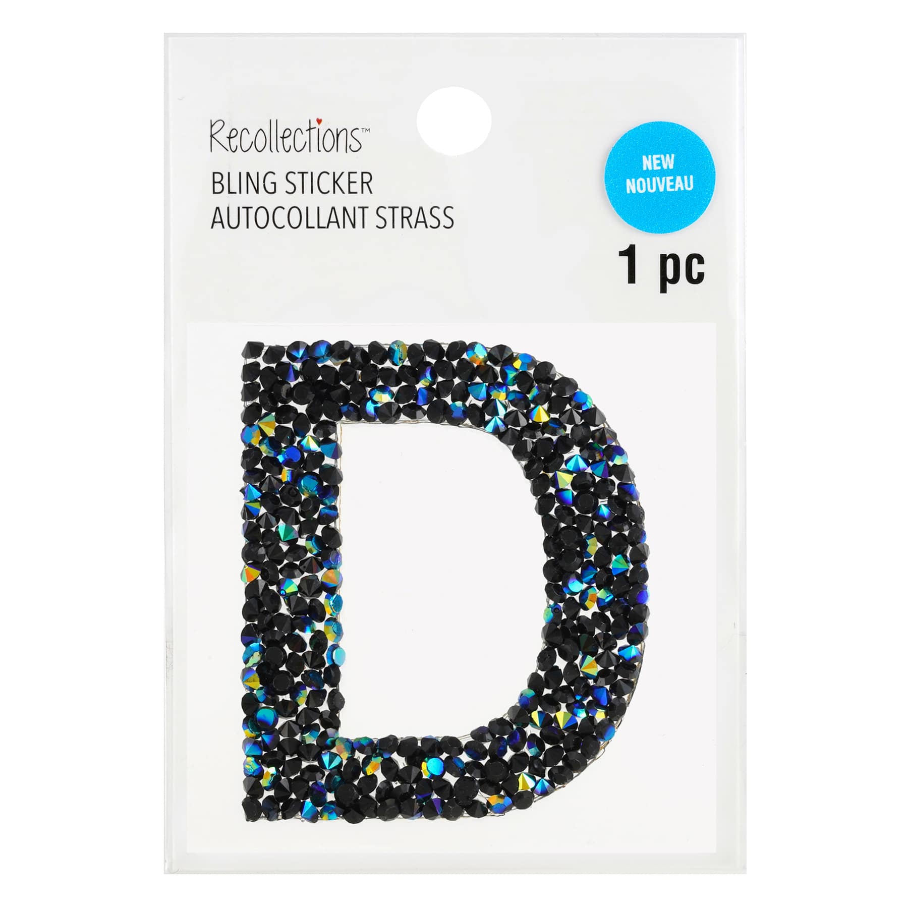 Black AB Letter Bling Sticker by Recollections® | Michaels