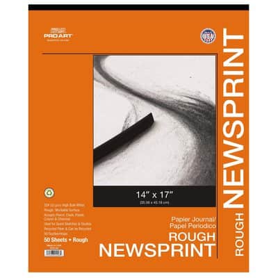 Pro Art® Rough Newsprint Paper Pad, 50 Sheets | Michaels