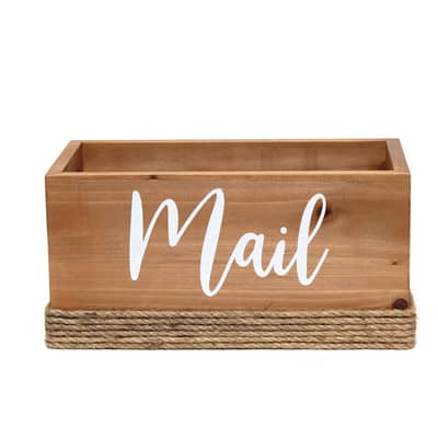Elegant Designs Mail Script Mail Holder with Handles | Michaels