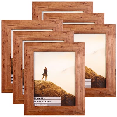 Buy in Bulk - 6 Pack: Natural Wooden Plank Frame, Home by Studio Décor ...