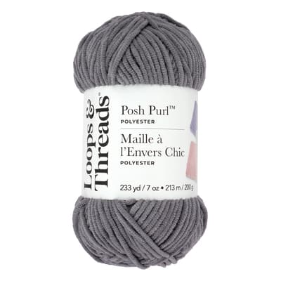 Posh Purl™ Yarn by Loops & Threads® | Michaels