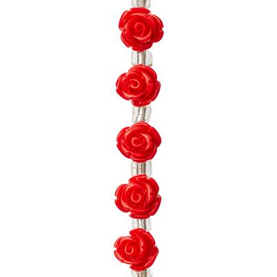 Red Quartzite Rose Beads, 8mm by Bead Landing™ | Michaels
