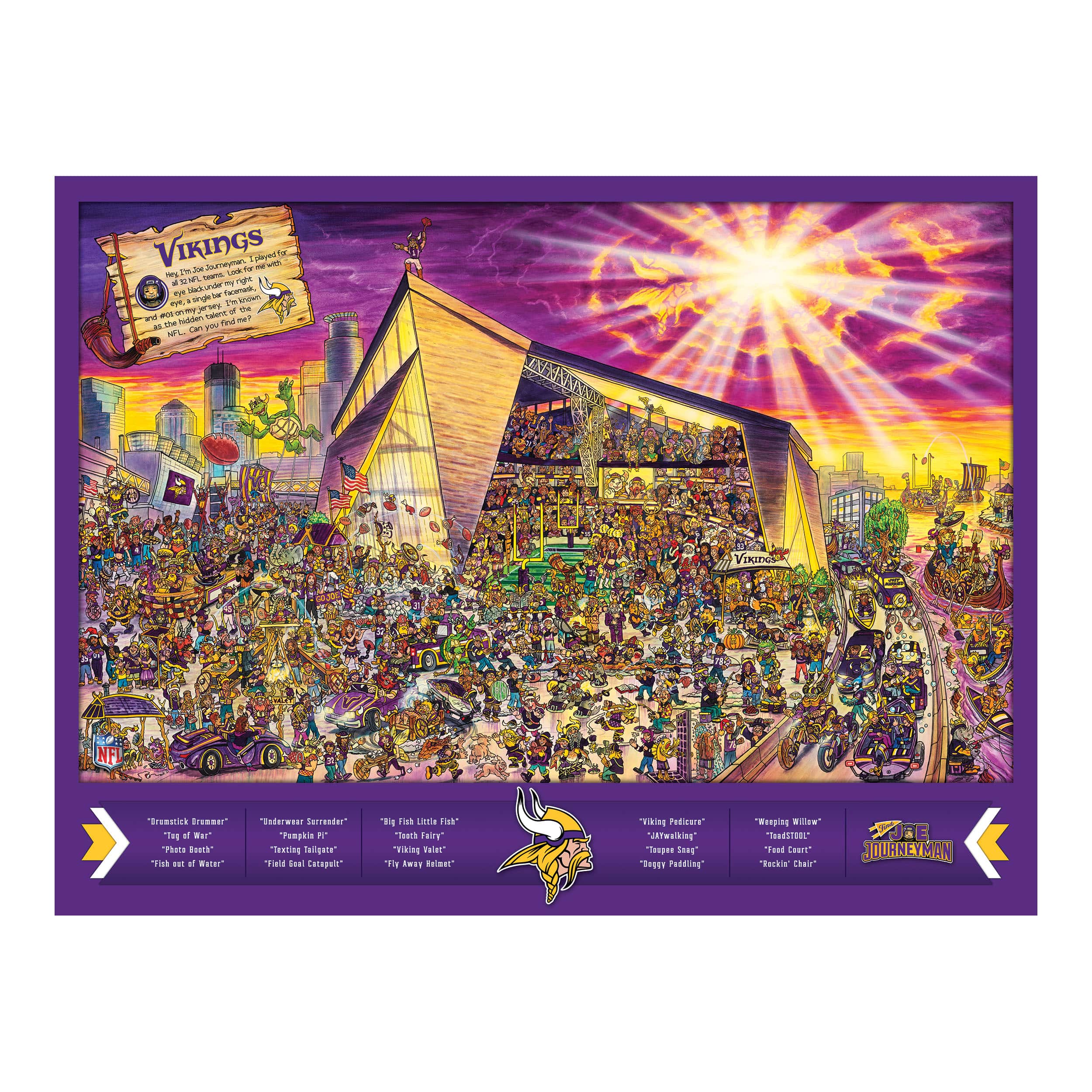 Joe Journeyman NFL 500 Piece Jigsaw Puzzle | Michaels