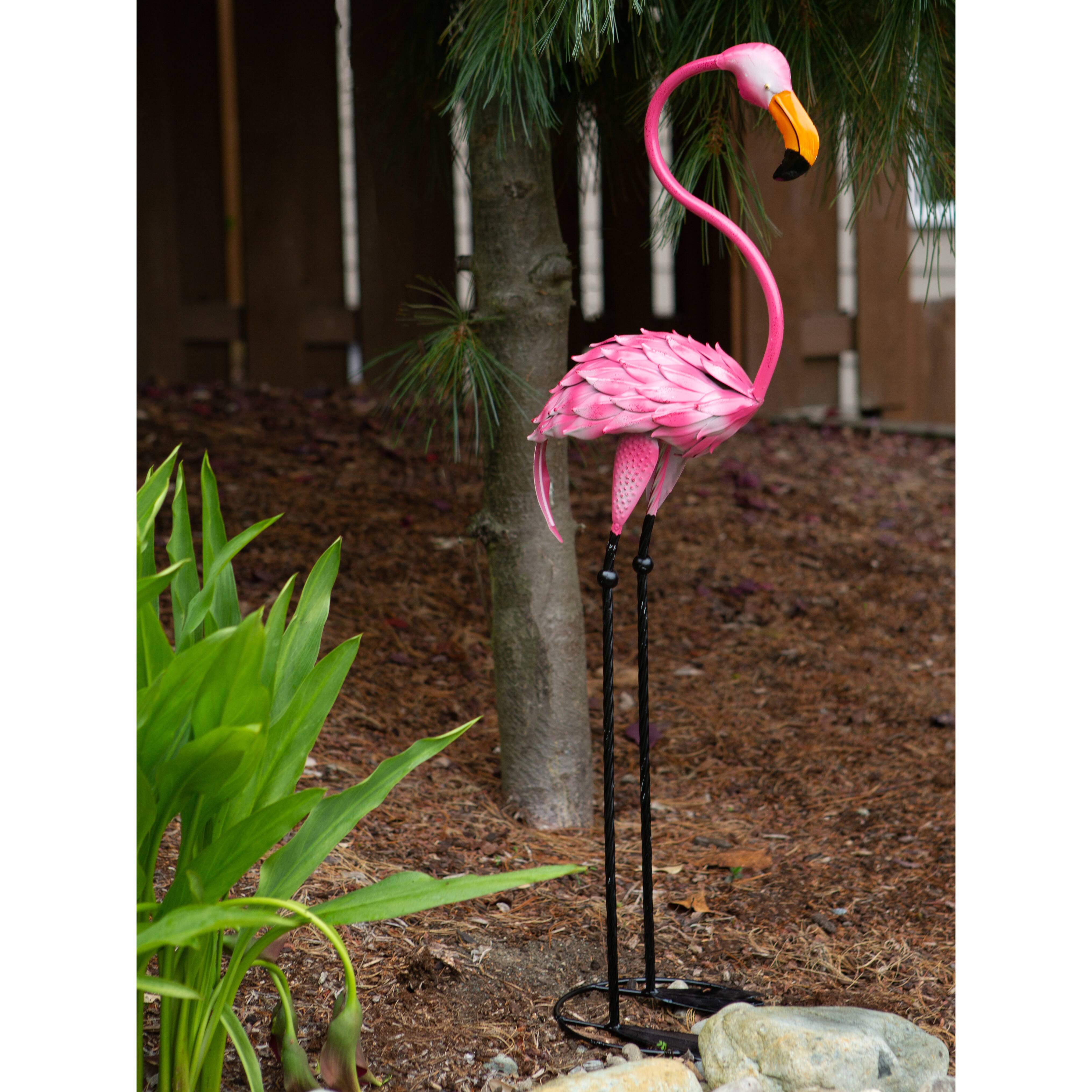 35" Tropical Tango Flamingo Statue | Michaels