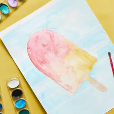 Crayola® Watercolor Popsicle Painting | Projects | Michaels