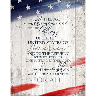 I Pledge Allegiance Wall Plaque | Michaels