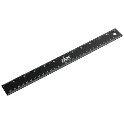 JAM Paper Metallic Stainless Steel Ruler | Michaels