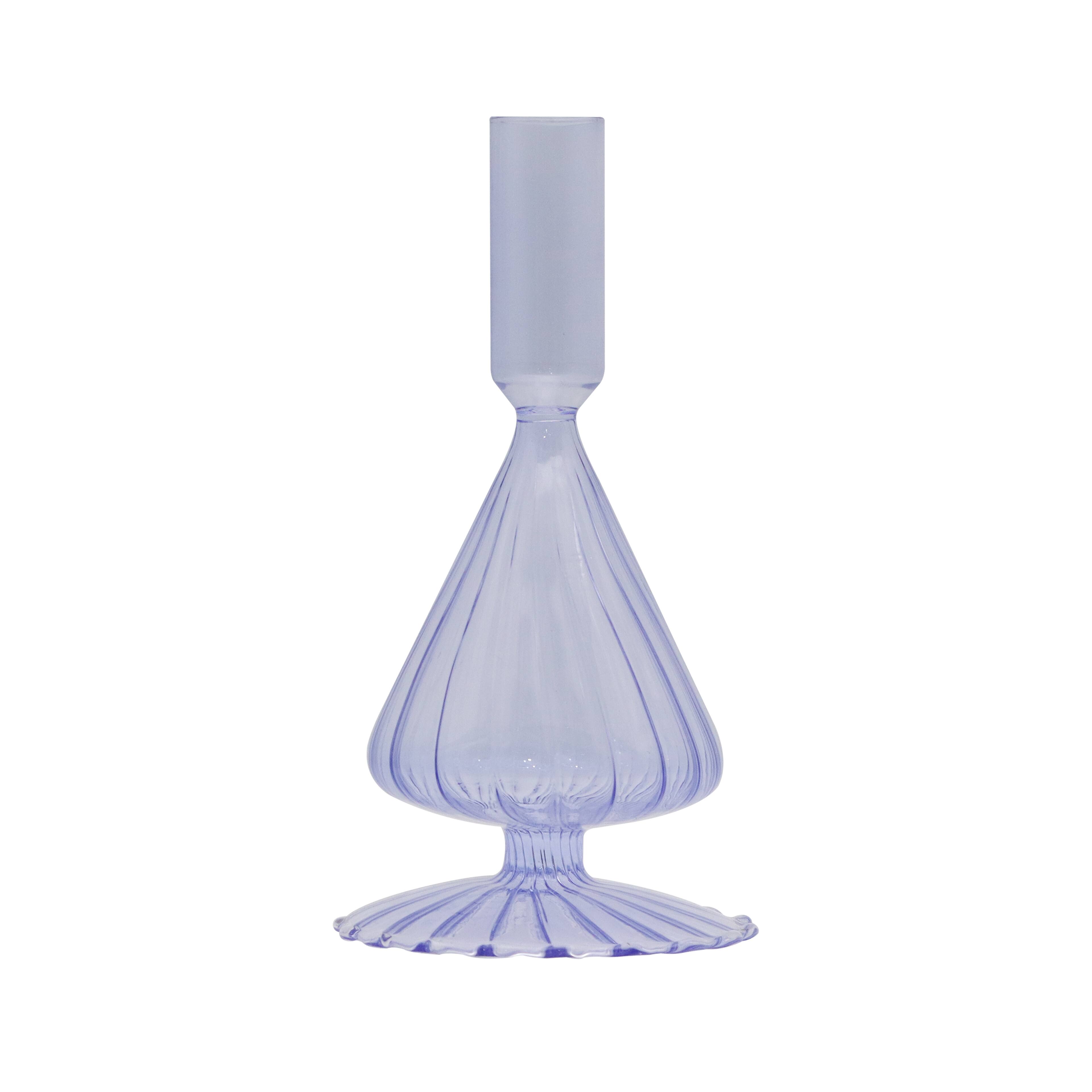7" Spindle Glass Taper Candle Holder by Ashland® | Michaels
