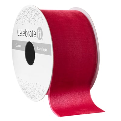 2" x 3yd. Velvet Ribbon by Celebrate It™ Classic | Michaels