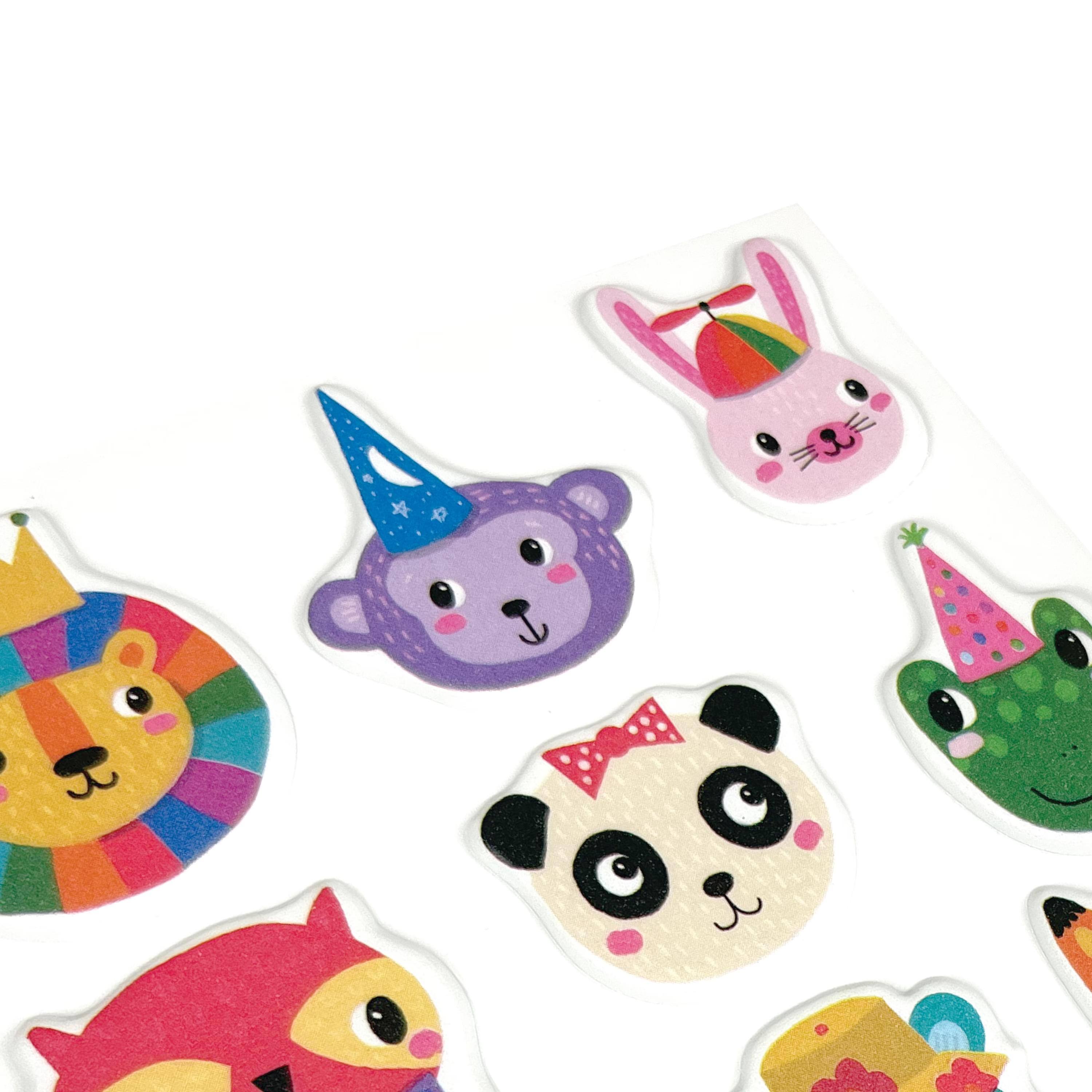 OOLY Stickiville Standard Party Animals Puffy Stickers | Michaels