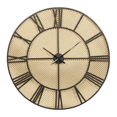 Brown Metal Traditional Wall Clock, 35" x 35" x 3" | Michaels
