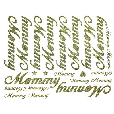JAM Paper Mommy Gold Script Floral Adhesive | Michaels