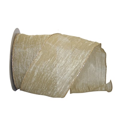 Reliant 4" x 30yd. Crushed Mesh Value Wired Ribbon | Michaels