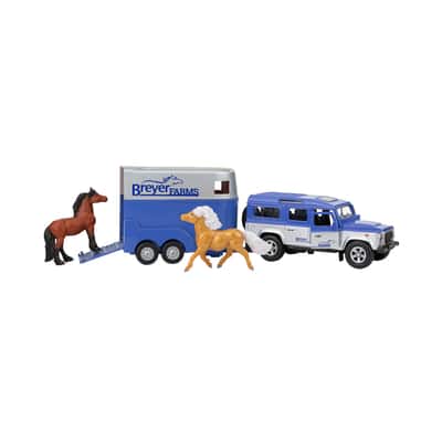 Reeves Breyer Land Rover, Trailer & Horses Play Set | Michaels