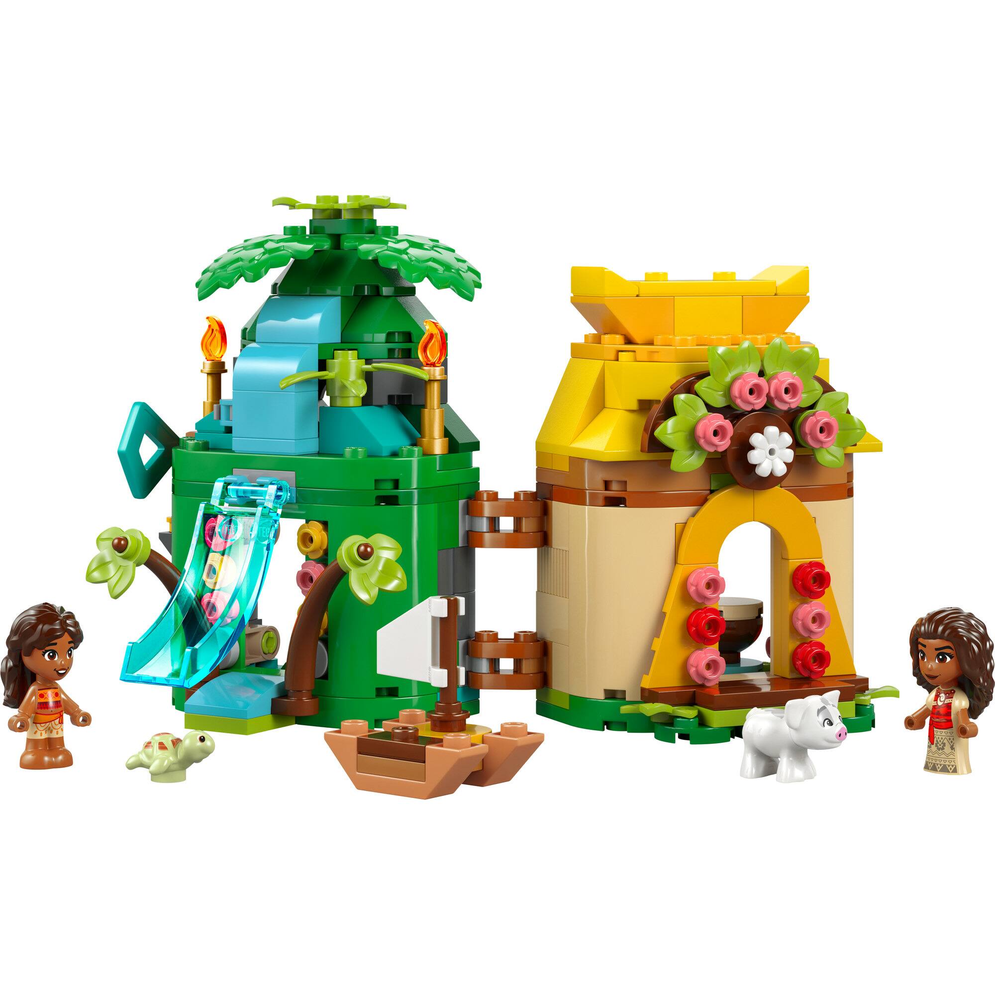 LEGO® Disney Moana’s Island Fun Buildable Model Toy and Building Kit ...