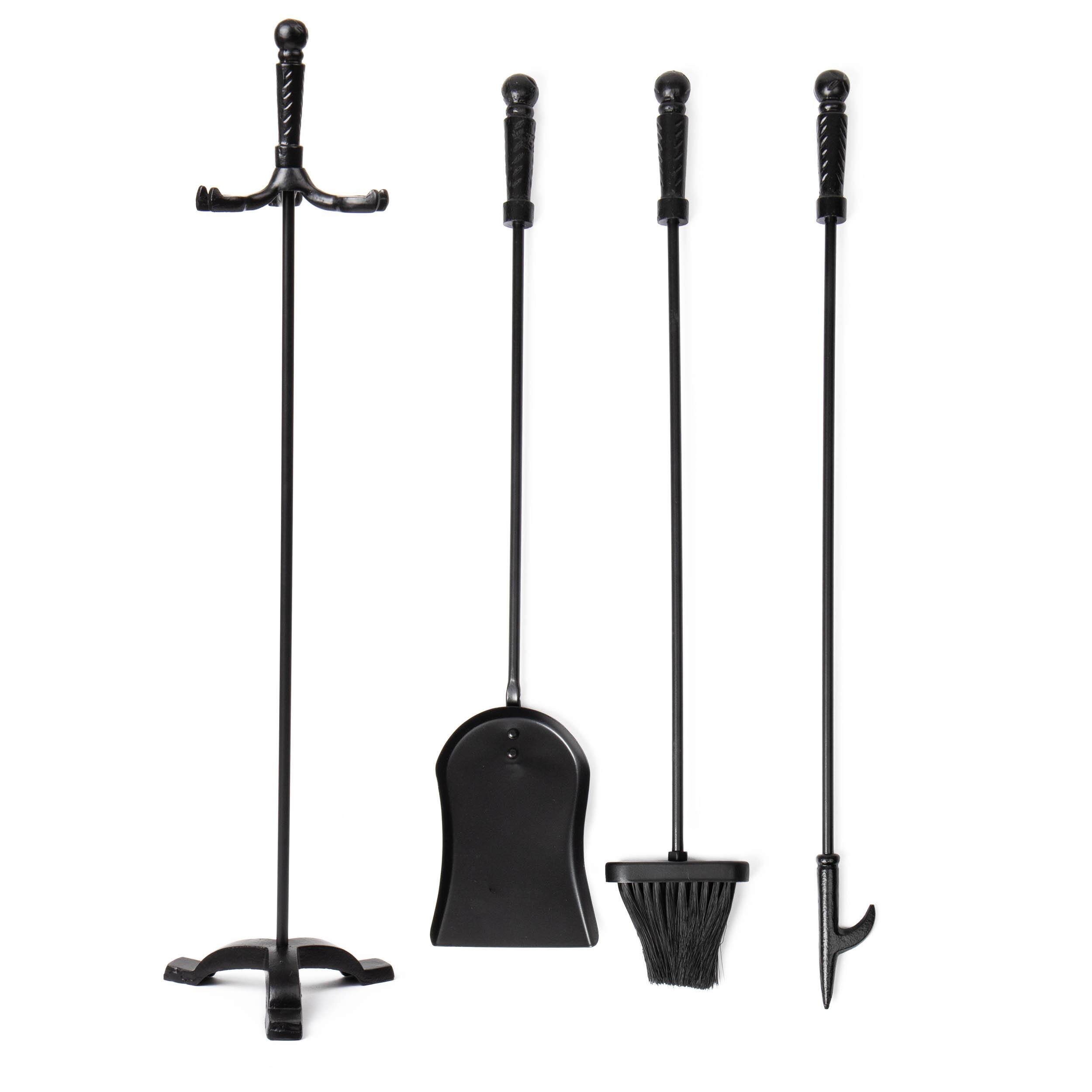 Mind Reader 3 Piece Iron Steel Fireplace Tool Set | Fireplace Accessories | Michaels