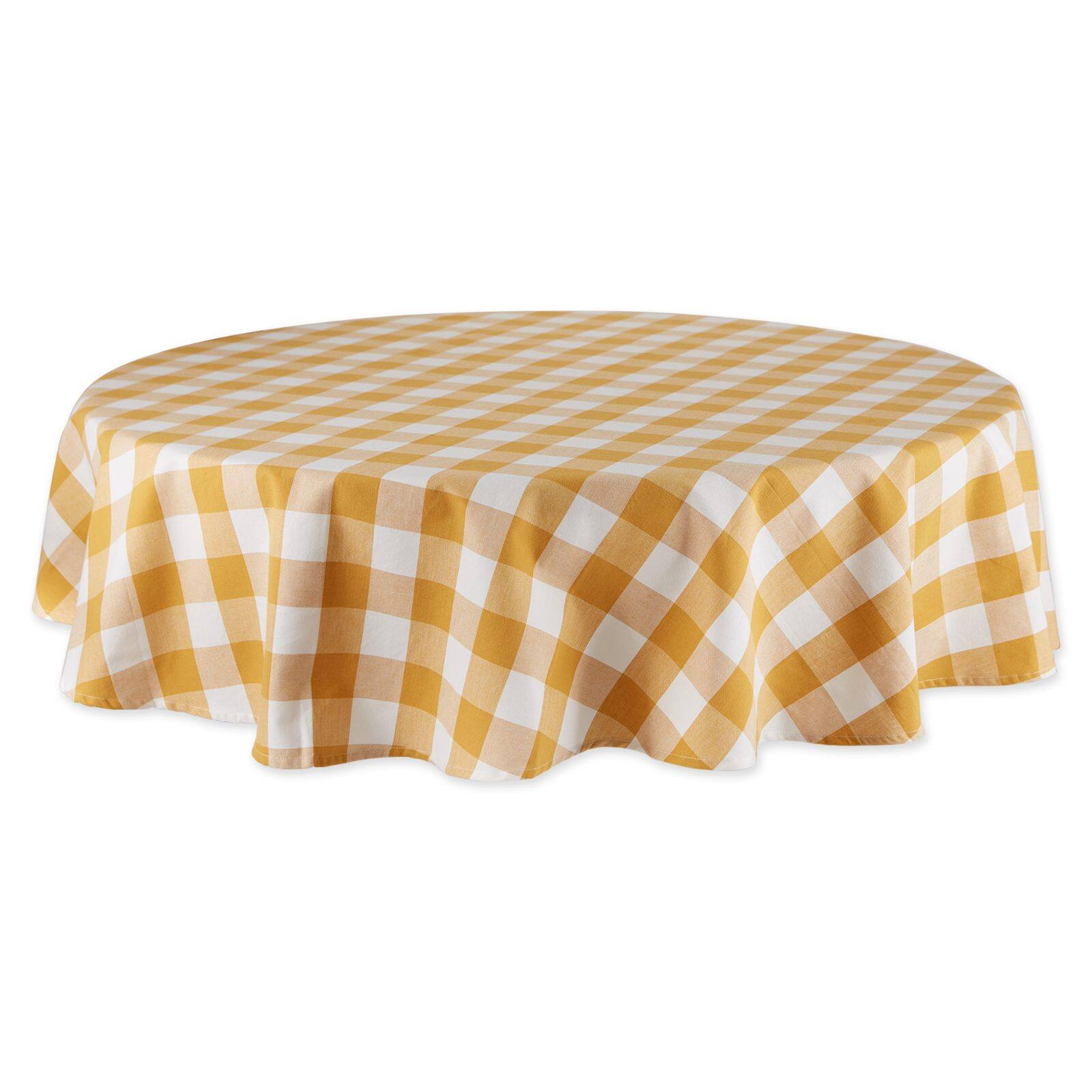 DII® 70" Buffalo Check Round Tablecloth | Michaels