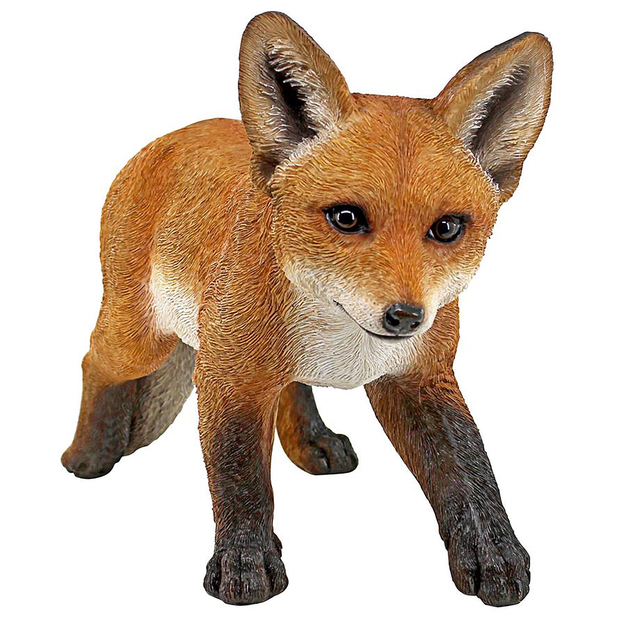 Design Toscano 10.5" Cavorting Carmine Baby Red Fox Statue | Michaels