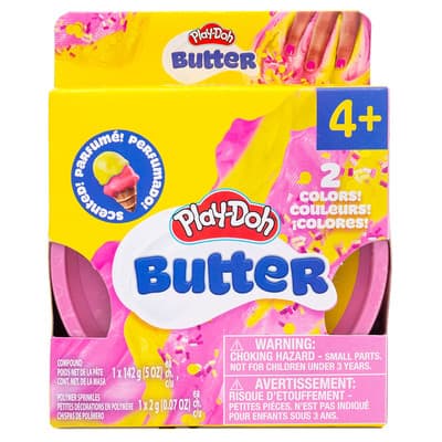 Play-Doh Pink & Yellow Sherbert Scented Butter Compound | Michaels