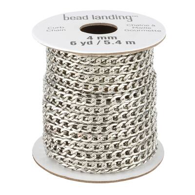 6yd. Rhodium Chain Spool by Bead Landing™ | Michaels