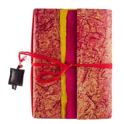 Lama Li Mixed Media Crackle Journal, 6" x 8" | Michaels