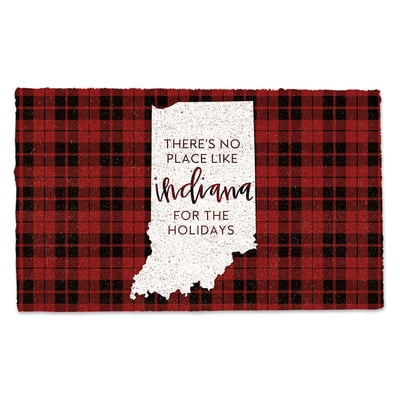 Indiana For the Holidays Doormat | Michaels