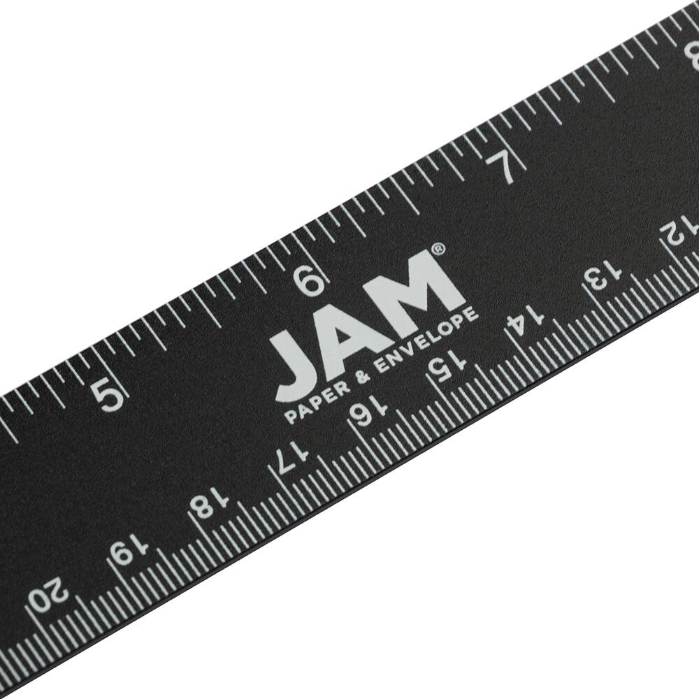 JAM Paper Metallic Stainless Steel Rulers, 12ct. | Michaels