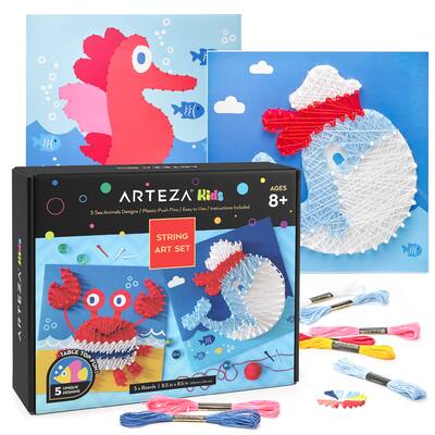 Arteza® Kids Sea Animals String Art Set | Michaels