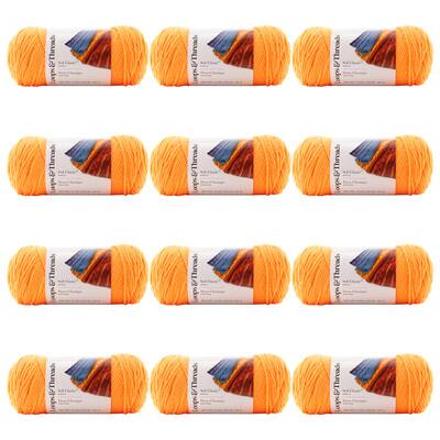 Buy in Bulk - 12 Pack: Soft Classic™ Neon Yarn by Loops & Threads ...