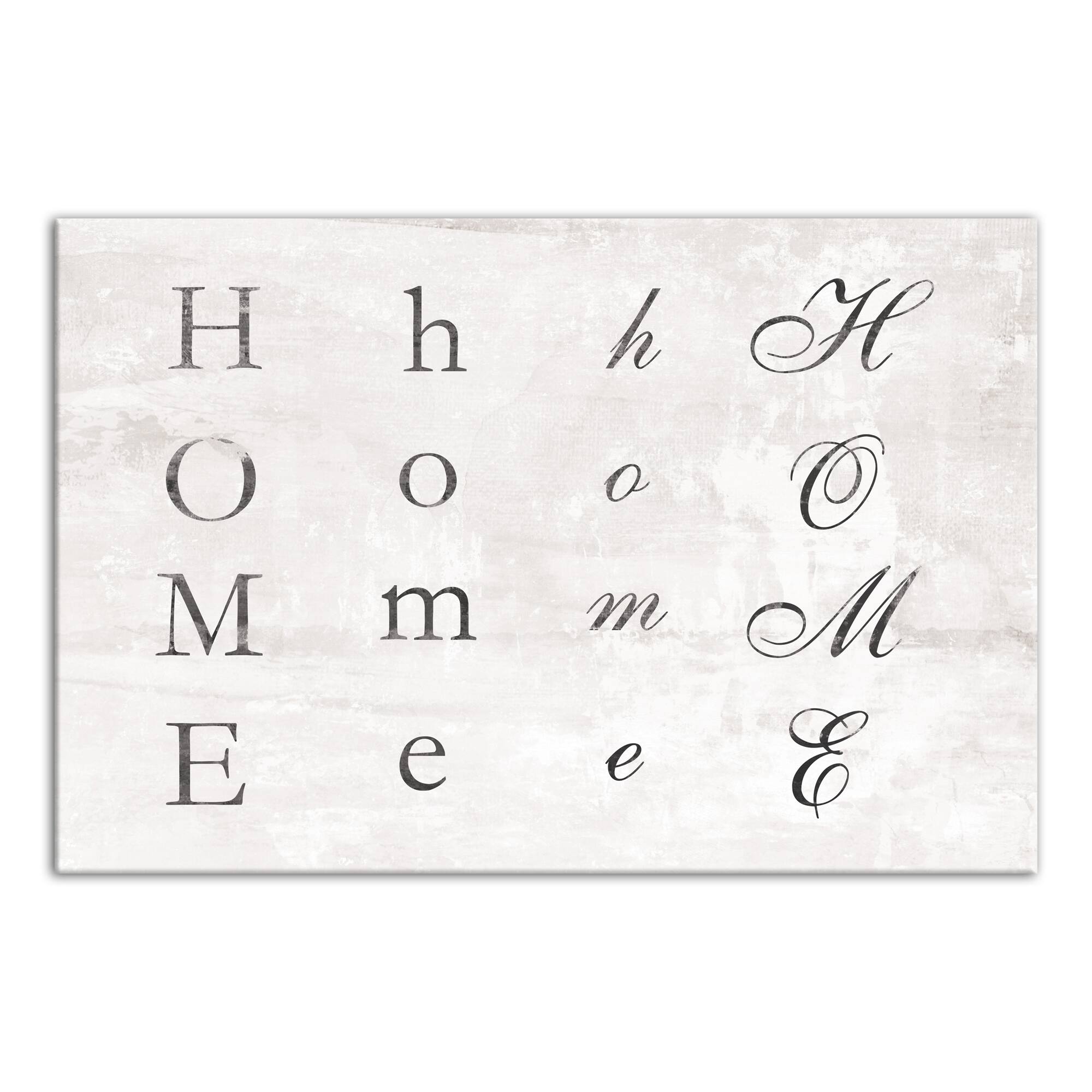 Distressed Home Sign 20" x 30" Canvas Wall Art | Michaels
