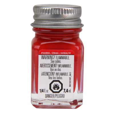 Testors® Flat Enamel Paint, Size: 0.25 oz, Color: Cherry | Michaels