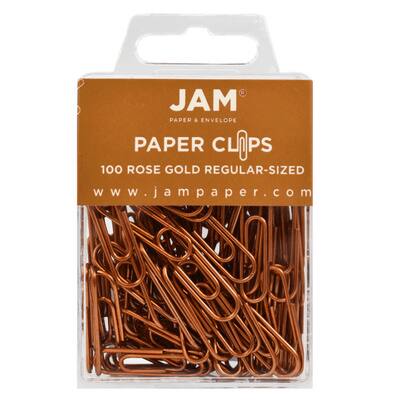 JAM Paper 1" Colorful Standard Paper Clips, 2 Packs of 100 | Michaels
