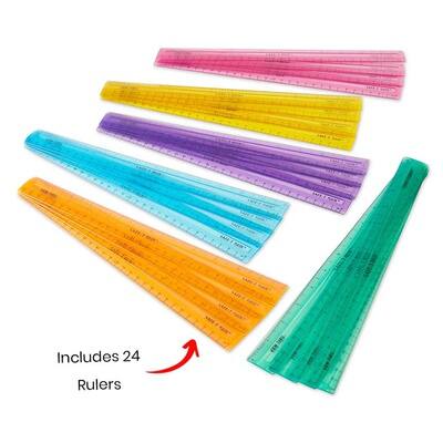 hand2mind Safe-T Rulers Set, 24ct. | Michaels