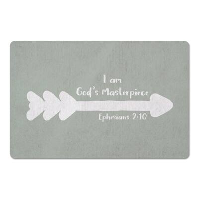 18" x 27" God's Masterpiece Arrow Floor Mat | Michaels