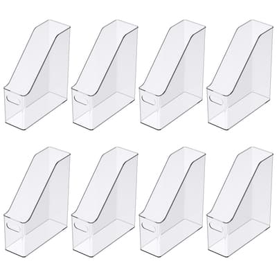 Buy in Bulk - 8 Pack: 12" Clear Magazine Storage Bin by Simply Tidy ...