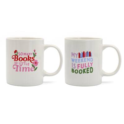 Assorted 11.5oz. Bookish Ceramic Mug, 1pc. by Fab Finds | Michaels