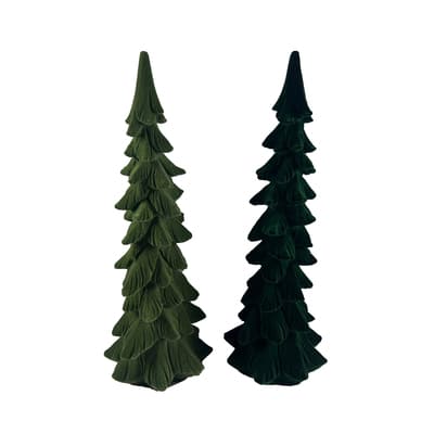 Assorted 15" Flocked Tree Tabletop Décor by Ashland®, 1pc. | Michaels