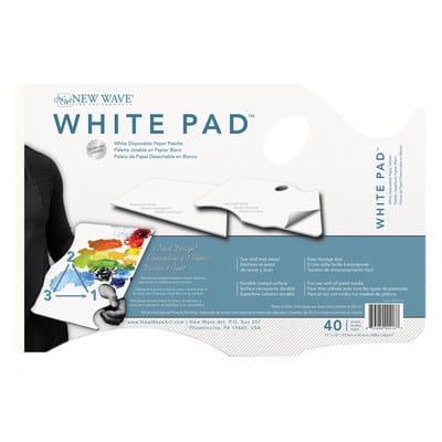 New Wave® White Pad™ Hand Held Paper Palette, 11"x16" | Michaels