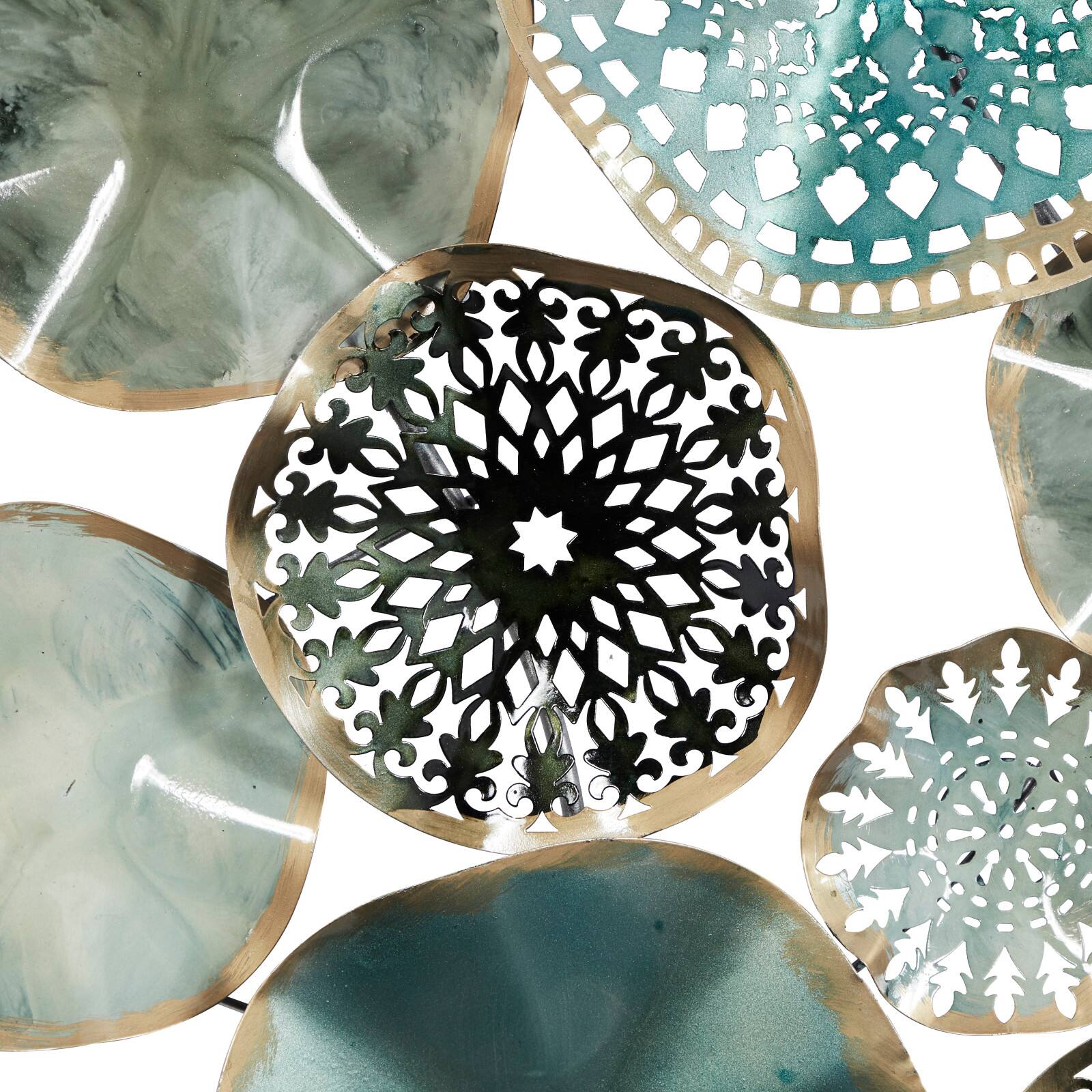 Multi Colored Metal Contemporary Wall Decor, 50" x 25" | Michaels